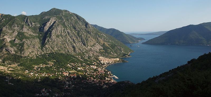 Baai van Kotor Montenegro